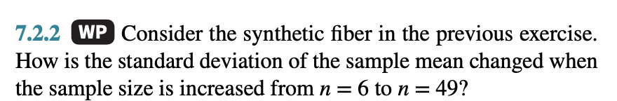 Solved 7.2.1 WP Consider the compressive strength data in | Chegg.com