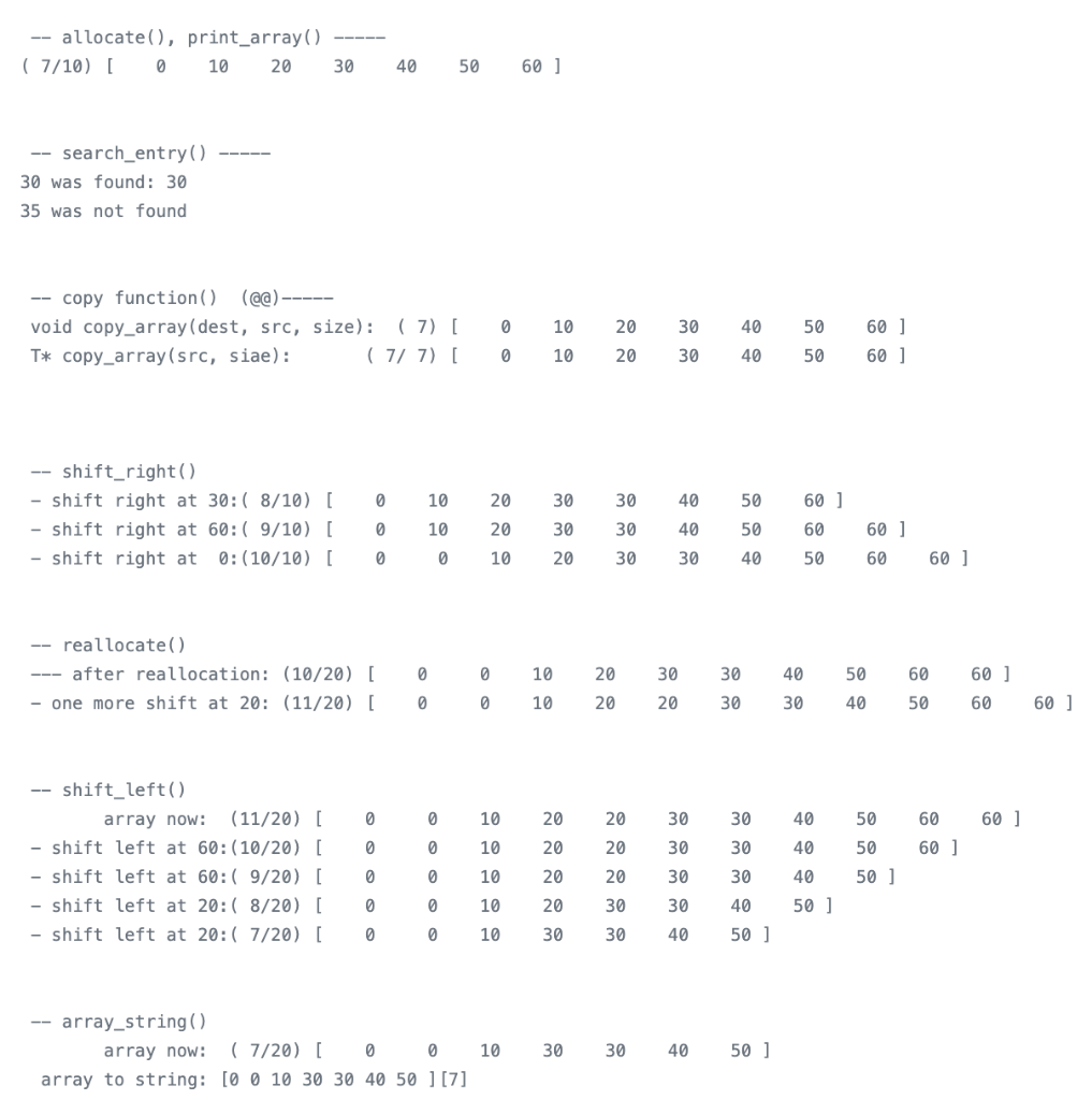 Can someone fix my code, template T* | Chegg.com