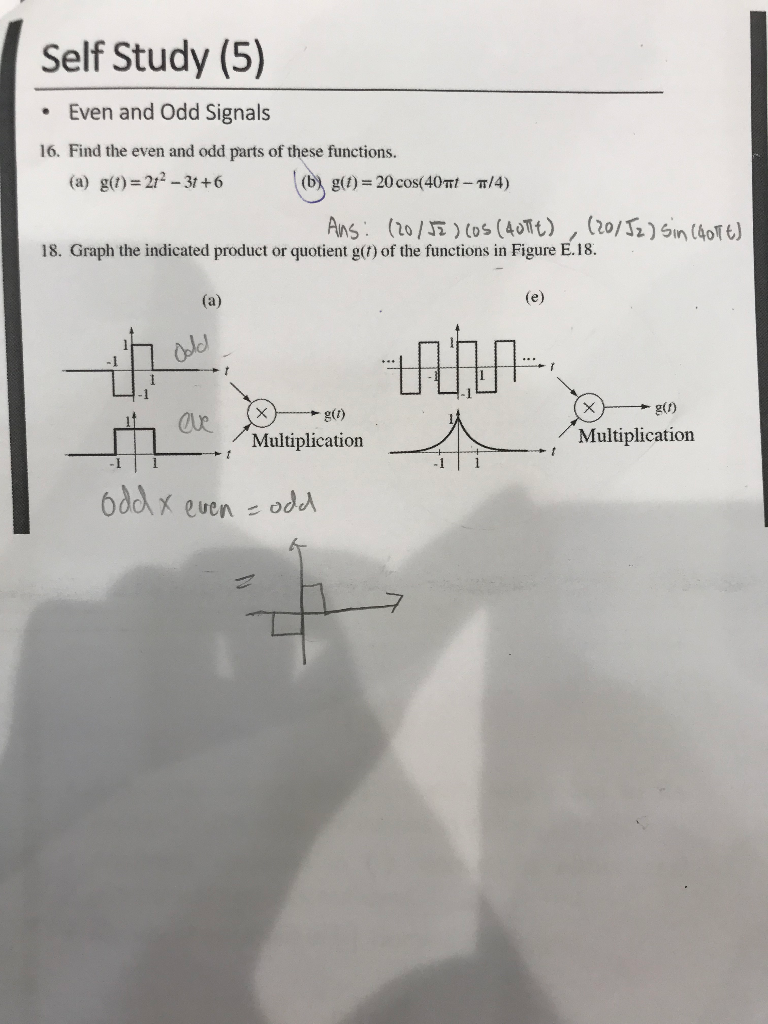 Solved Hi can you help me to solve the following signals and | Chegg.com