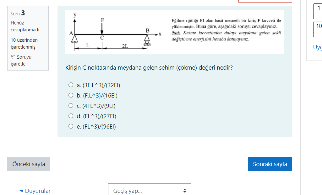 Solved A simply supported beam with bending stiffness EI is | Chegg.com