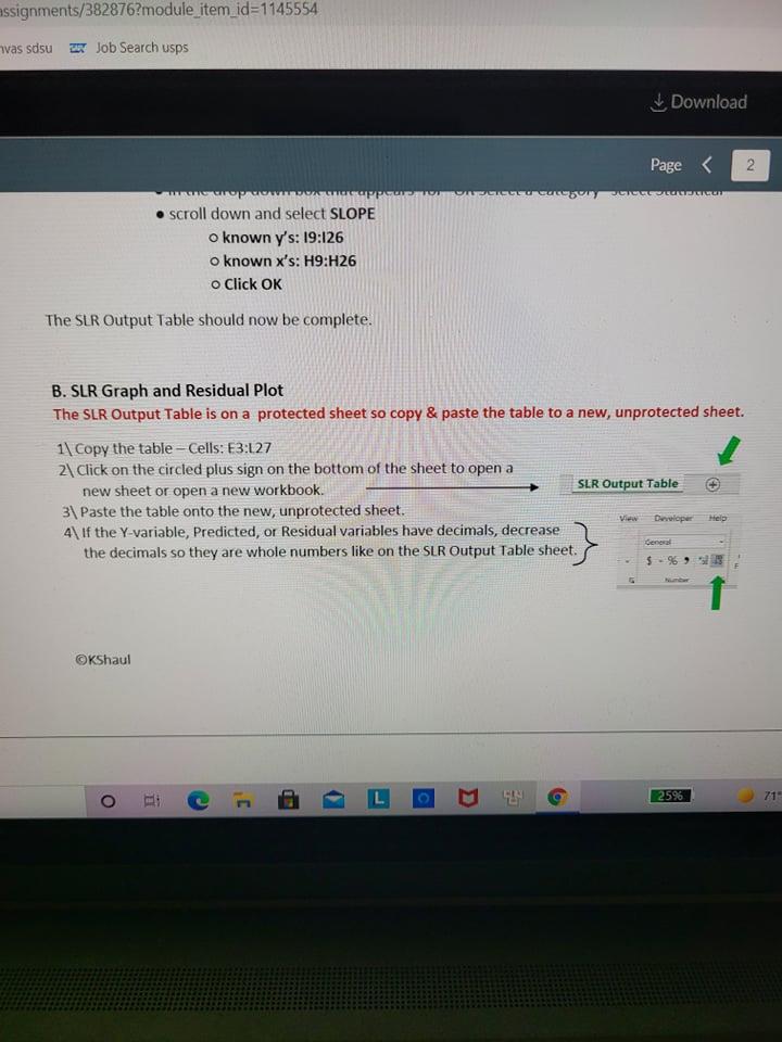 Solved SLR Graph XX Maps PivotChart Charts Scatter 1\ | Chegg.com