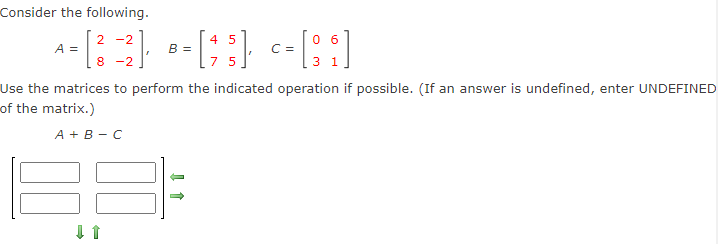 Solved Consider the following. B=⎣⎡912061467⎦⎤ Use the | Chegg.com