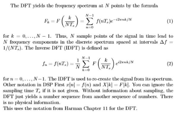 Solved Problem 2 10 Points In the 4-point DFT in Problem 1, | Chegg.com