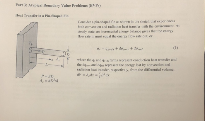 Part 3: Atypical Boundary Value Problems (BVPs) Heat | Chegg.com