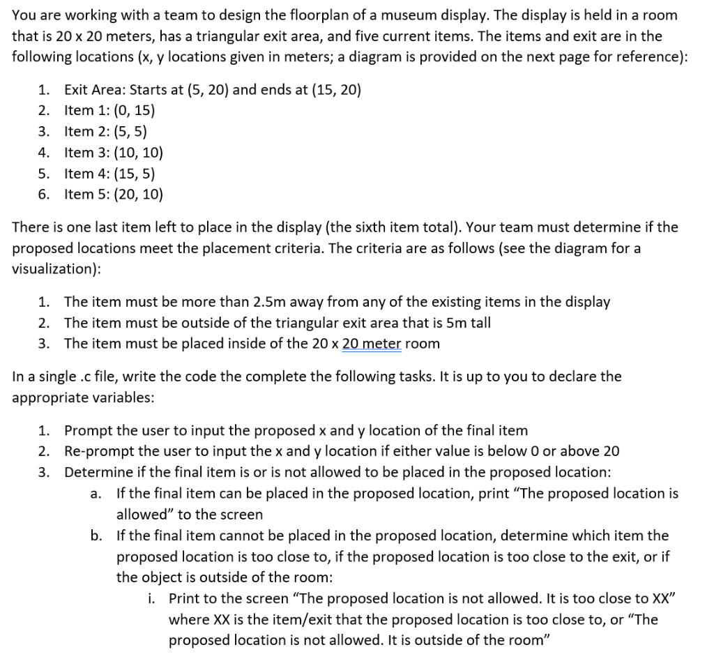 Solved 1. Include a block comment at the top of your program | Chegg.com