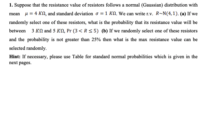 Solved 1. Suppose that the resistance value of resistors | Chegg.com
