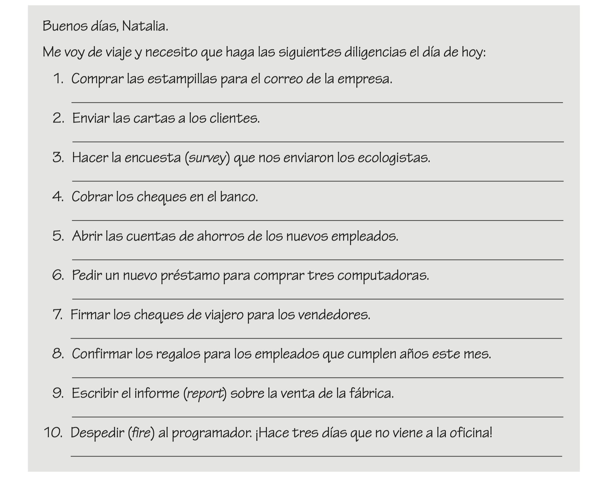 14.1 The subjunctive in adjective clauses 1 Completar | Chegg.com