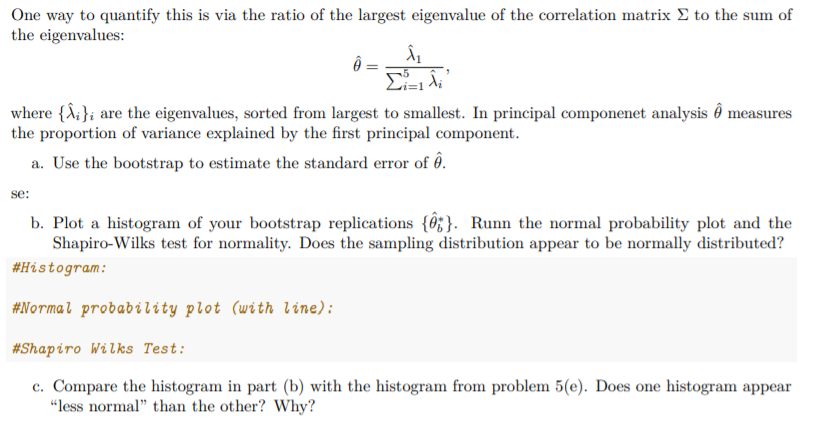 needed r code Q. In “An Introduction to the | Chegg.com