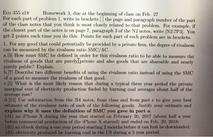 Solved Eco 355 s18 Homework 3, due at the beginning of class | Chegg.com
