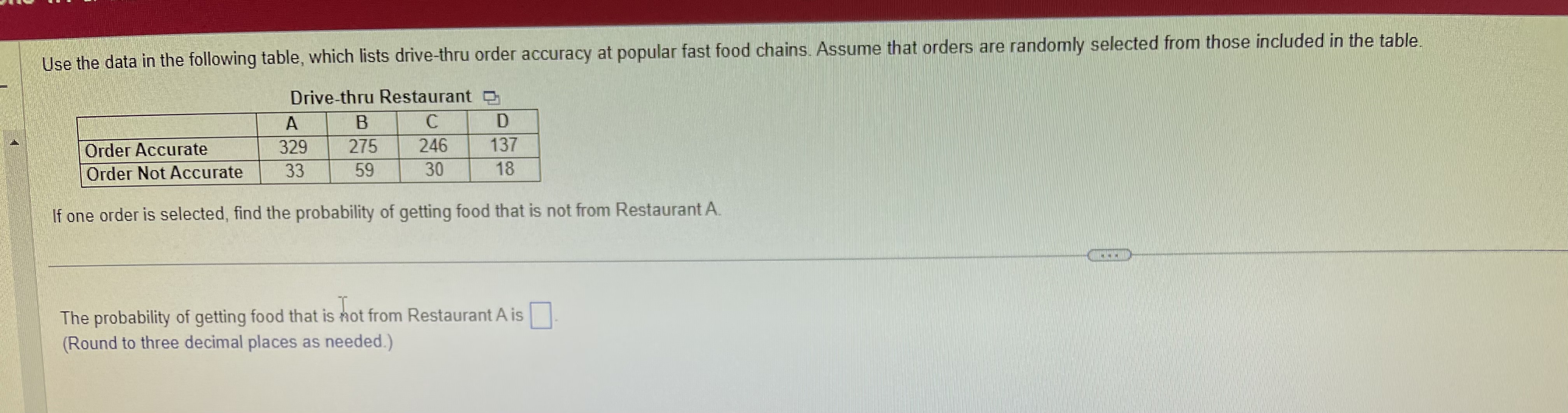 Solved Use the data in the following table, which lists | Chegg.com
