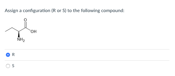 Solved Assign a configuration (R or S) to the following | Chegg.com