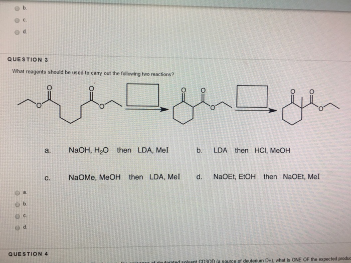 Solved What reagents should be used to carry out the | Chegg.com