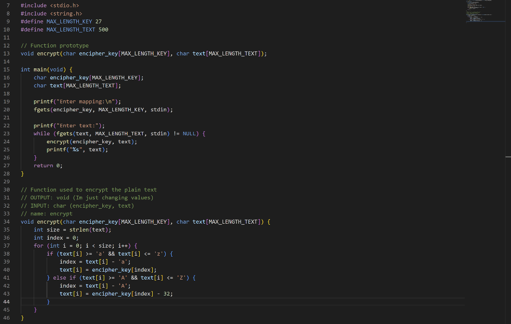 Solved EXERCISE (OO): Decrypting a Substitution Cipher Write | Chegg.com