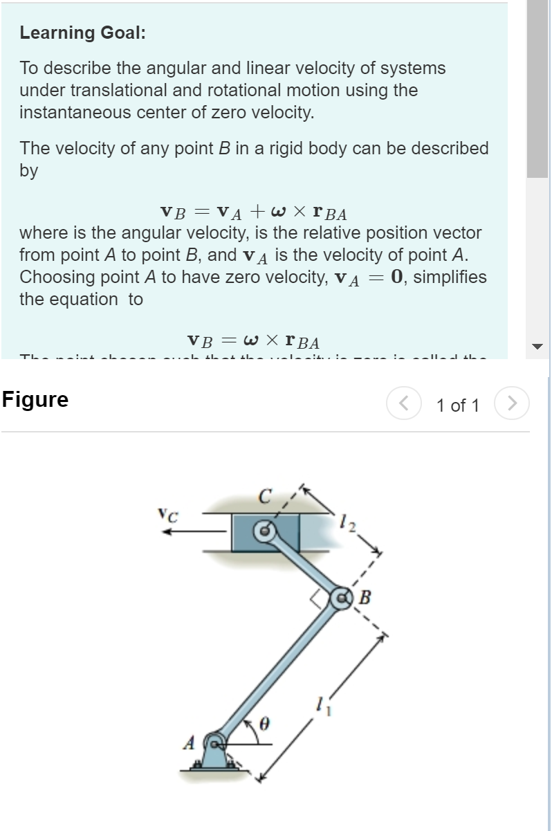 Solved Learning Goal: To describe the angular and linear | Chegg.com