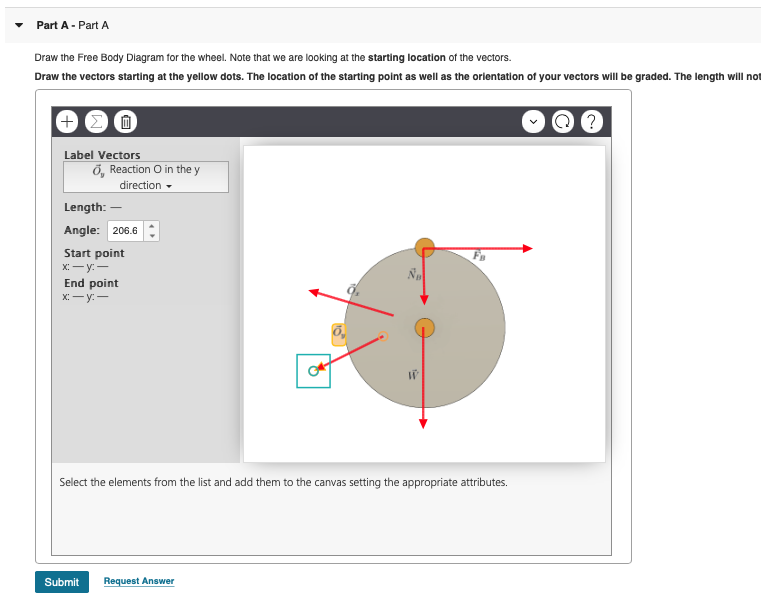 Solved Part A - Part A Draw the Free Body Dlagram for the | Chegg.com