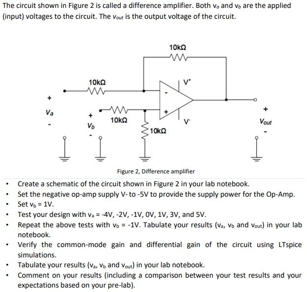 The circuit shown in Figure 2 is called a difference | Chegg.com