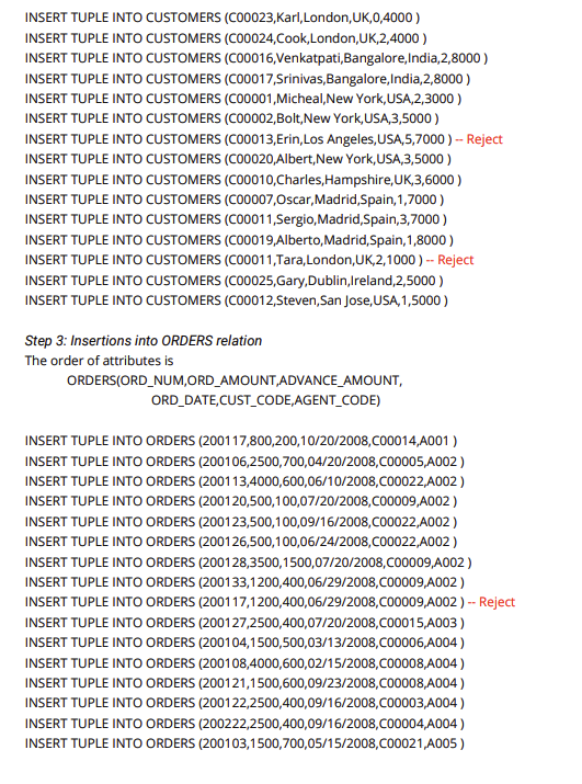 Solved Implement a minimal relational model emulator using | Chegg.com