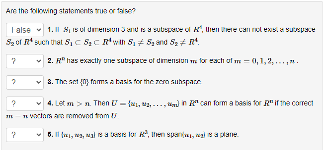Solved Are the following statements true or false? 1. If S1 | Chegg.com