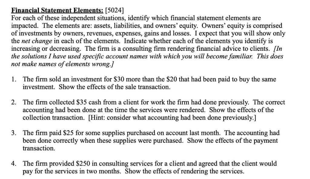Solved treat each item as independent items. show the | Chegg.com