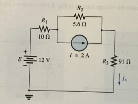 Solved Convert the curent source to a voltage sonuce and | Chegg.com