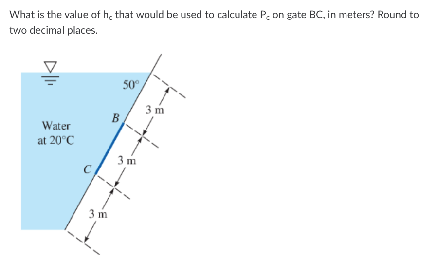 Solved What is the value of hc ﻿that would be used to | Chegg.com