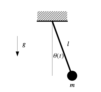 5. A simple pendulum of length l and mass m | Chegg.com