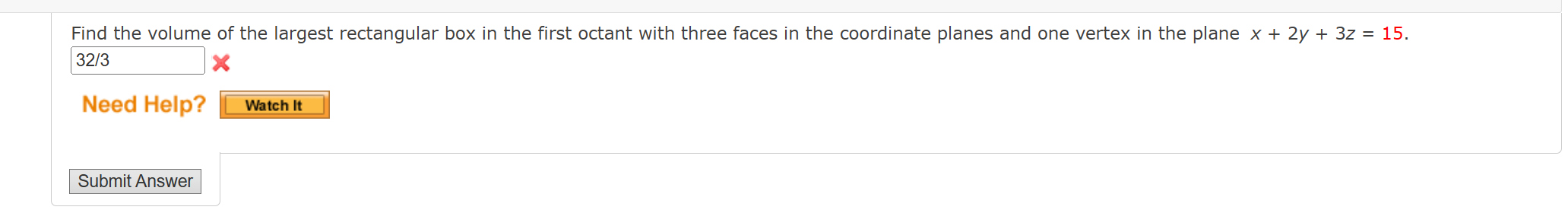 Solved Find the volume of the largest rectangular box in the | Chegg.com
