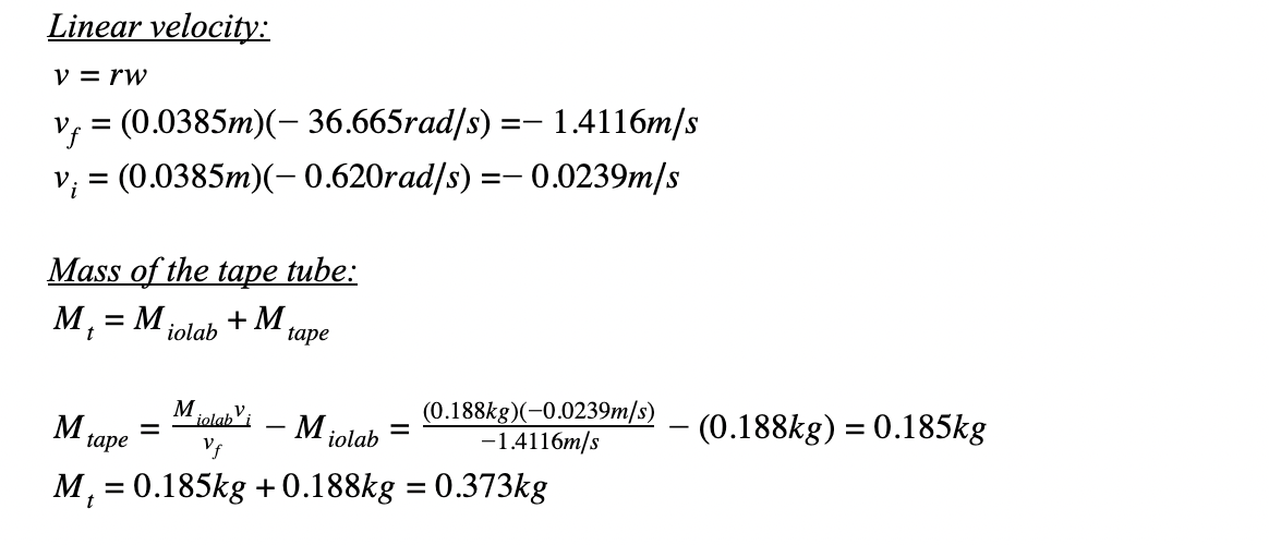 Solved How can I determine the error measurement of M_tape | Chegg.com