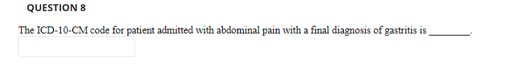 Solved For acute cholecystitis and cholelithiasis, assign | Chegg.com