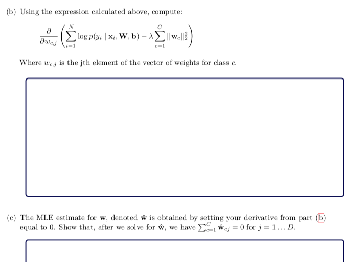 1) Multi-class Logistic Regression with L2 | Chegg.com