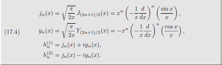 Solved s. Use (17.4) and (19.10) to write the orthogonalty | Chegg.com