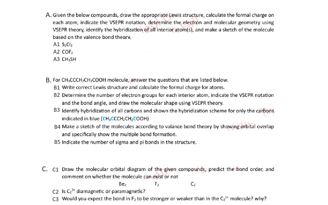 Solved Show how to solve parts A to C step by step, | Chegg.com