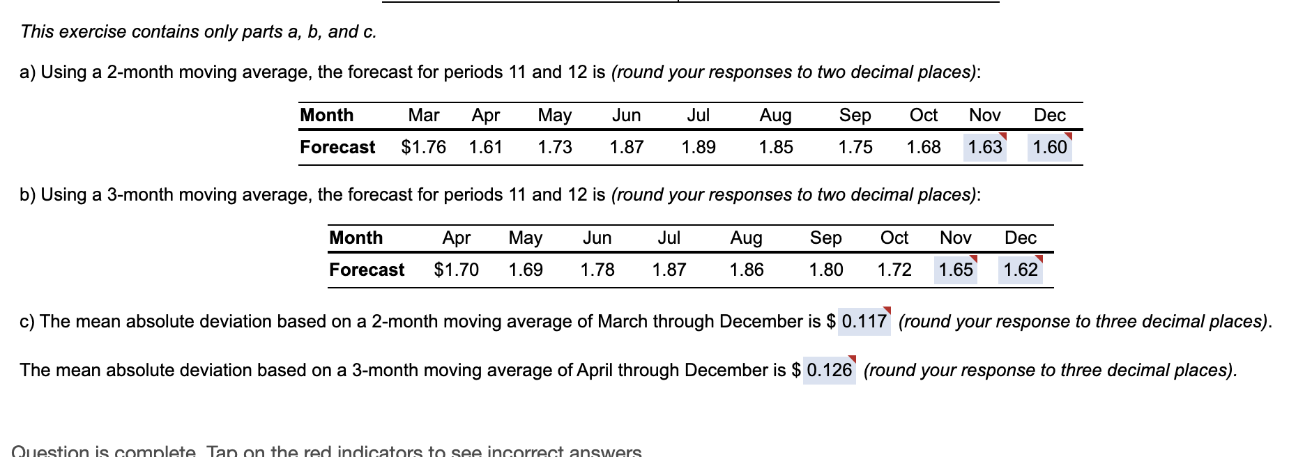 Solved This exercise contains only parts a, b, and c. a) | Chegg.com