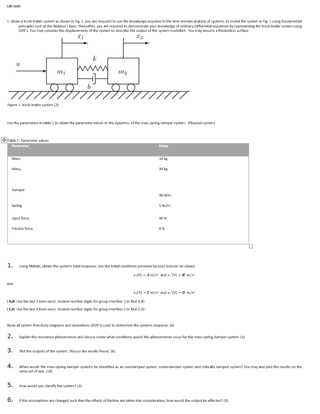 1.Answer all the lab questions. 2. Provide a detailed | Chegg.com