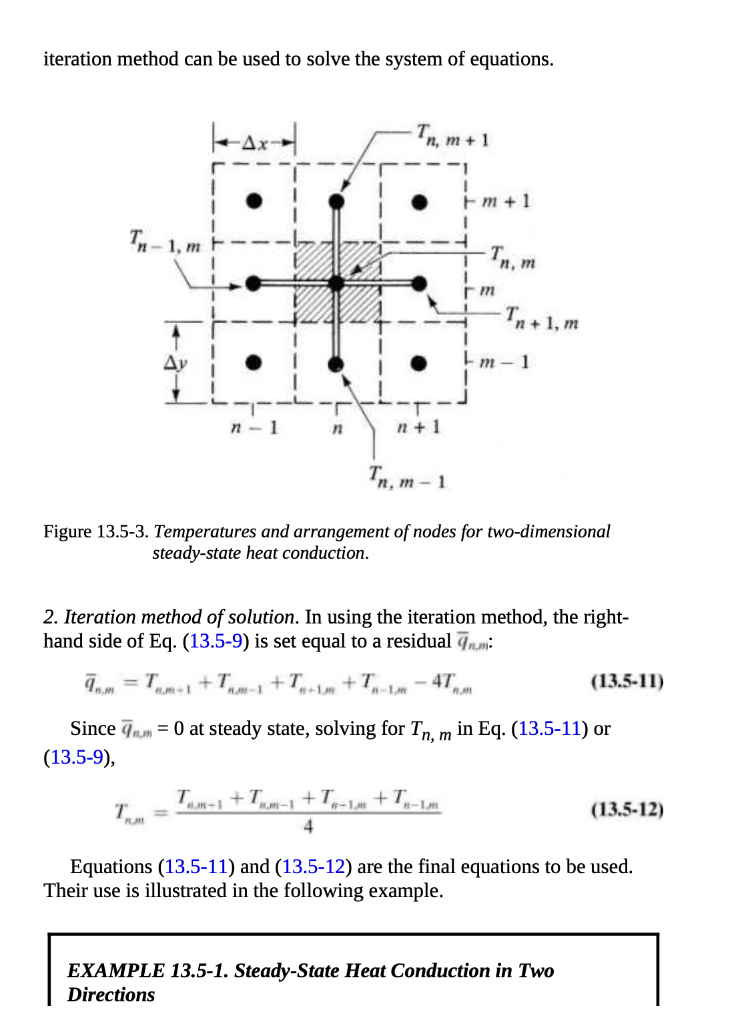 13.5-2 Heat Conduction in a Two-Dimensional Solid. | Chegg.com