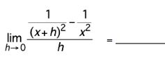 Solved limh→0h(x+h)21−x21= | Chegg.com