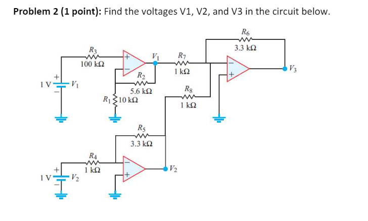 Solved Solve the following Problems using LTSpice: The | Chegg.com
