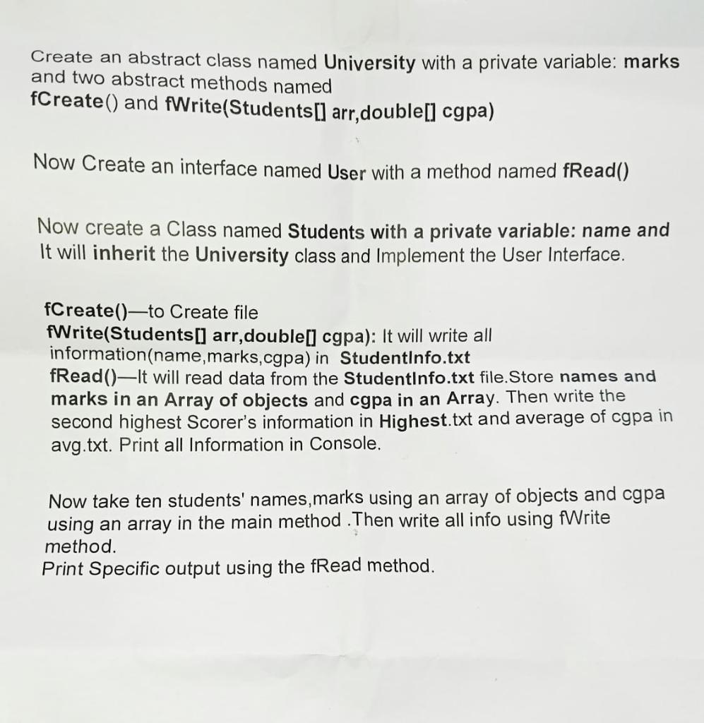 Solved Solve in Java language.. Do it by your self. If | Chegg.com