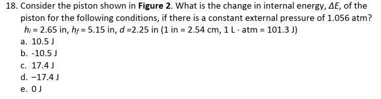 Solved Figure 1 Figure 218. Consider the piston shown in | Chegg.com