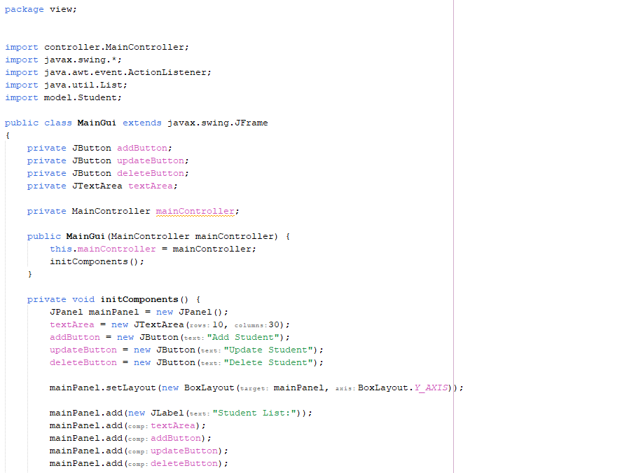 Solved I have a code about student list + major, it's about | Chegg.com