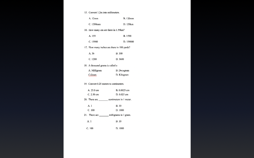 Solved Chapter 2: Measurement an Sl units 1. What dues SI | Chegg.com