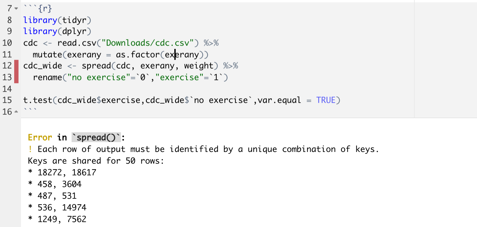 7- " '{r} 8 library(tidyr) 9 library(dplyr) 10 cdc