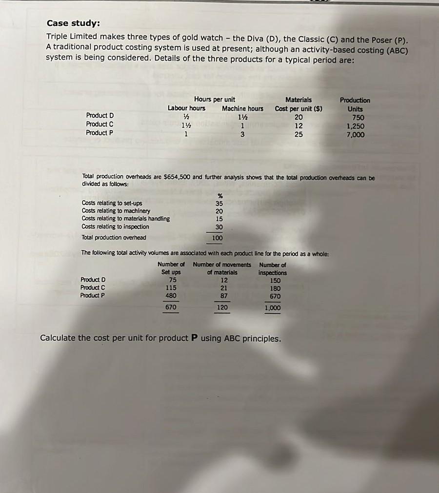 in this problem the cost of product p is 7.32 , ﻿now | Chegg.com
