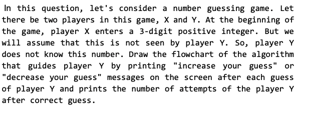 Solved Can You Please Draw A Flowchart Solution On A Paper 