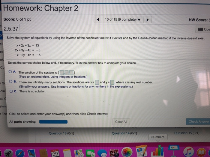 Solved Homework: Chapter 2 Score: 0 of 1 pt .5.37 Solve the | Chegg.com