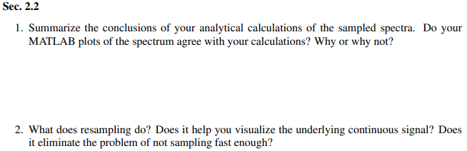 Solved 2.2 Sampling and Resampling In this part you will | Chegg.com