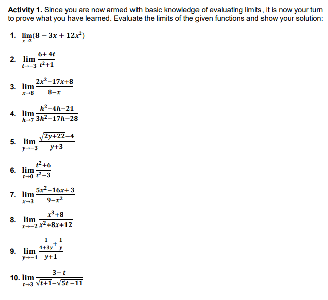 Solved Activity 1. Since you are now armed with basic | Chegg.com