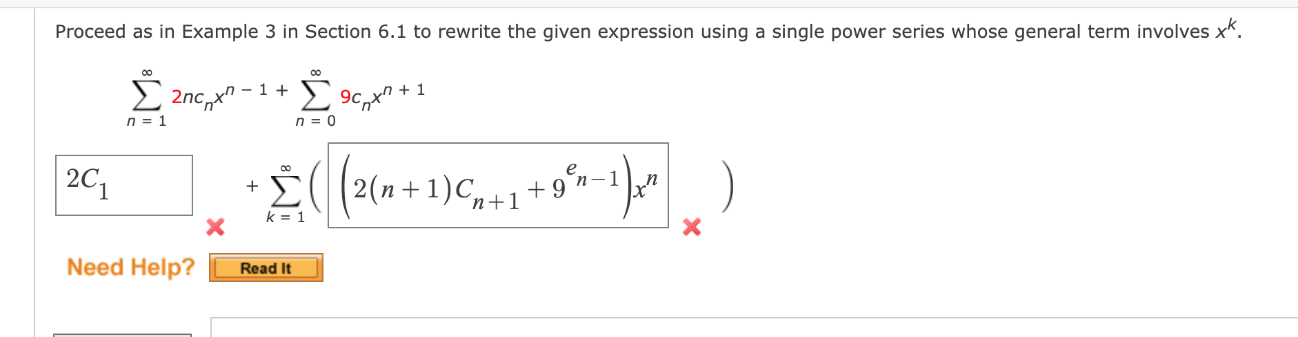 Solved Proceed as in Example 3 in Section 6.1 to rewrite the | Chegg.com