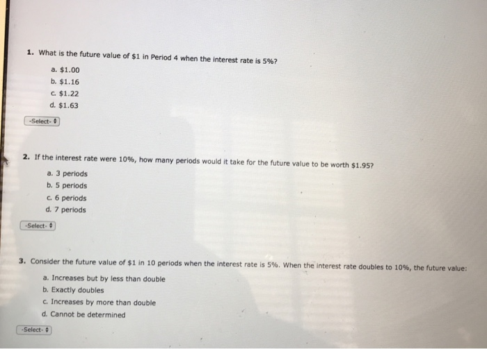 Solved Conceptual Overview: Explore the growth of $1 for | Chegg.com