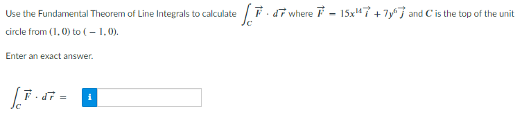 Solved Use the Fundamental Theorem of Line Integrals to | Chegg.com